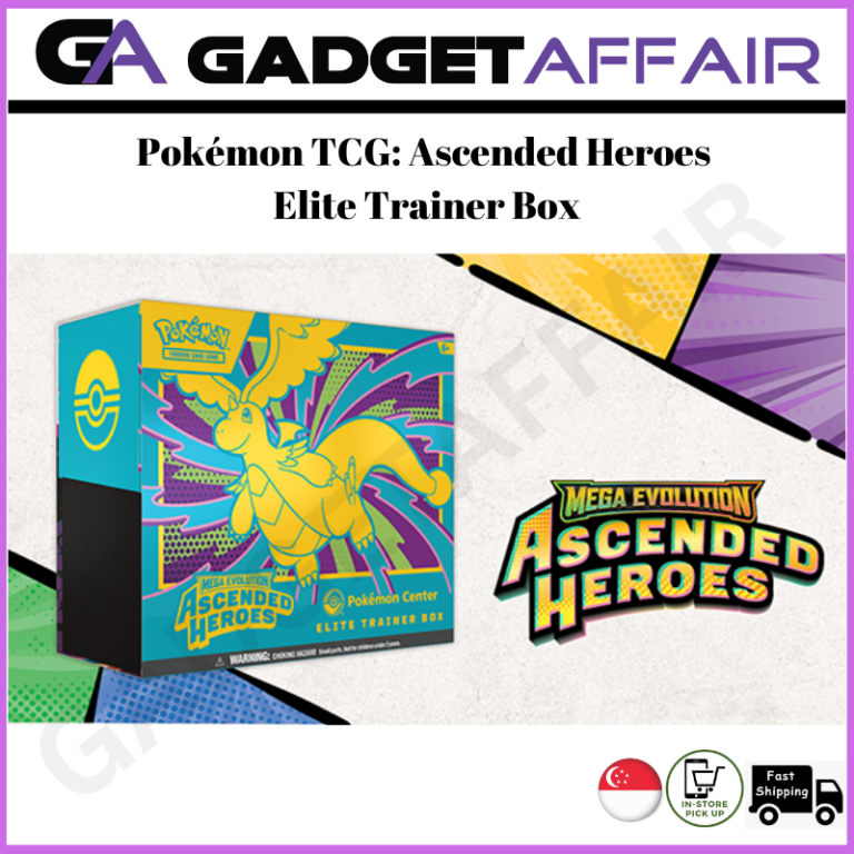 Pokemon TCG Mega Evolution Ascended Heroes Elite Trainer Box (Arriving ...